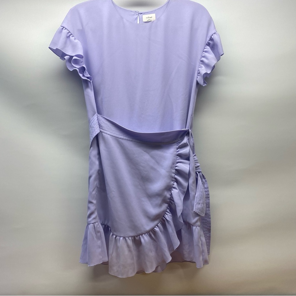 Aritzia Wilfred Lilac Ruffle Dress - Gem